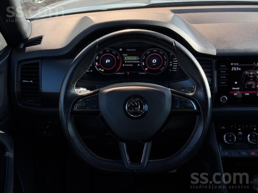 Серый Шкода Kodiaq 2020 в Валмиера, объемом двигателя 1.50 л и пробегом 127 тыс. км за 26900 €, фото 10 на AUTOMOTO.COM.LV