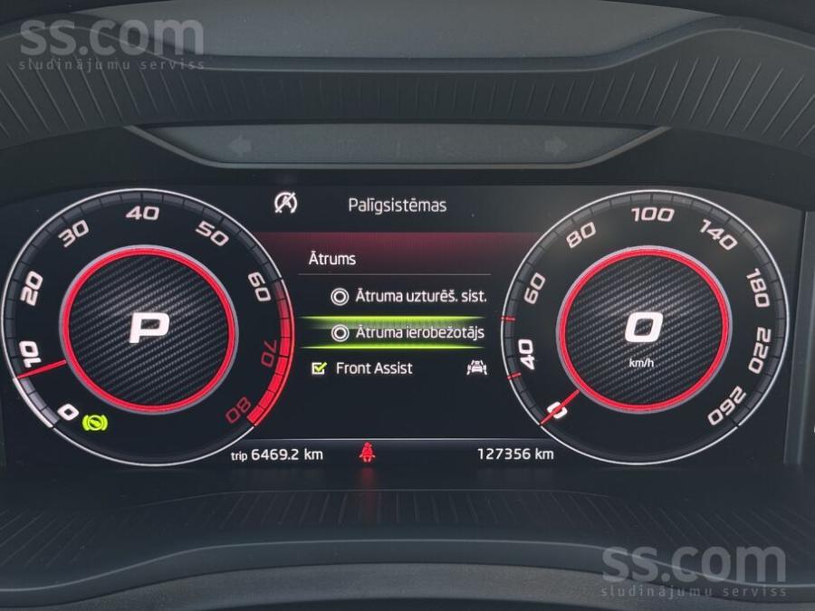 Серый Шкода Kodiaq 2020 в Валмиера, объемом двигателя 1.50 л и пробегом 127 тыс. км за 26900 €, фото 11 на AUTOMOTO.COM.LV
