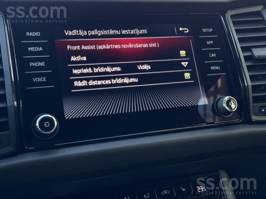 Серый Шкода Kodiaq 2020 в Валмиера, объемом двигателя 1.50 л и пробегом 127 тыс. км за 26900 €, фото 14 на AUTOMOTO.COM.LV