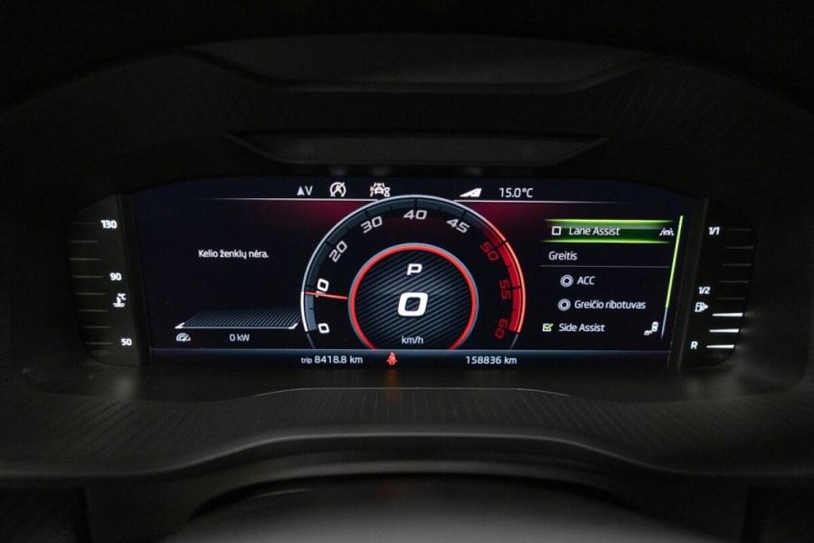 Серый Шкода Kodiaq 2020 в Вильнюс, объемом двигателя 2.00 л и пробегом 159 тыс. км за 28300 €, фото 16 на AUTOMOTO.COM.LV