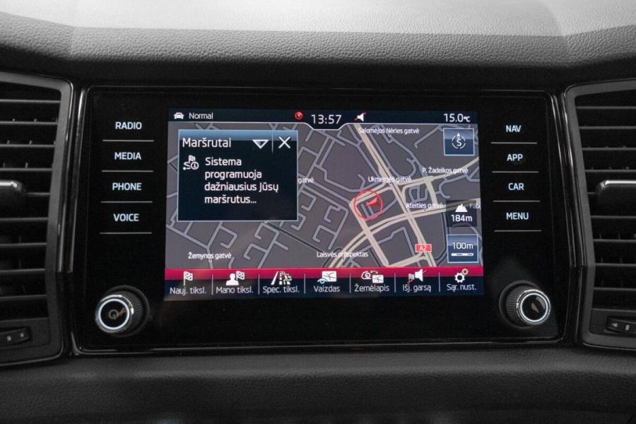 Серый Шкода Kodiaq 2020 в Вильнюс, объемом двигателя 2.00 л и пробегом 159 тыс. км за 28300 €, фото 20 на AUTOMOTO.COM.LV