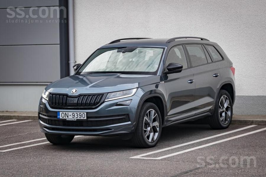 Серый Шкода Kodiaq 2020 в Рига, объемом двигателя 2.00 л и пробегом 102 тыс. км за 24500 €, фото 1 на AUTOMOTO.COM.LV