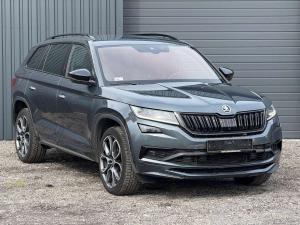 Grey Skoda Kodiaq 2020 in Kaunas, with an engine capacity of 1.97 L and mileage of 84 thousand km for 24200 €, photo 4 on AUTOMOTO.COM.LV