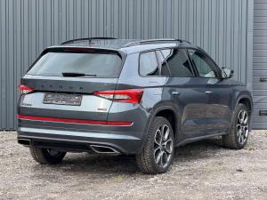 Grey Skoda Kodiaq 2020 in Kaunas, with an engine capacity of 1.97 L and mileage of 84 thousand km for 24200 €, photo 6 on AUTOMOTO.COM.LV
