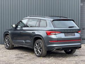 Grey Skoda Kodiaq 2020 in Kaunas, with an engine capacity of 1.97 L and mileage of 84 thousand km for 24200 €, photo 9 on AUTOMOTO.COM.LV