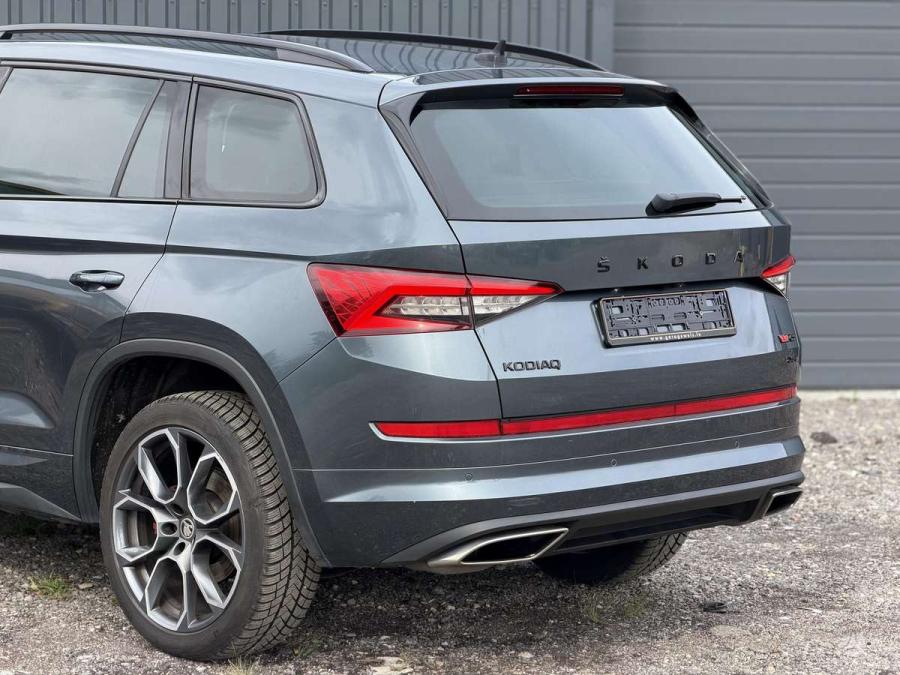 Grey Skoda Kodiaq 2020 in Kaunas, with an engine capacity of 1.97 L and mileage of 84 thousand km for 24200 €, photo 10 on AUTOMOTO.COM.LV