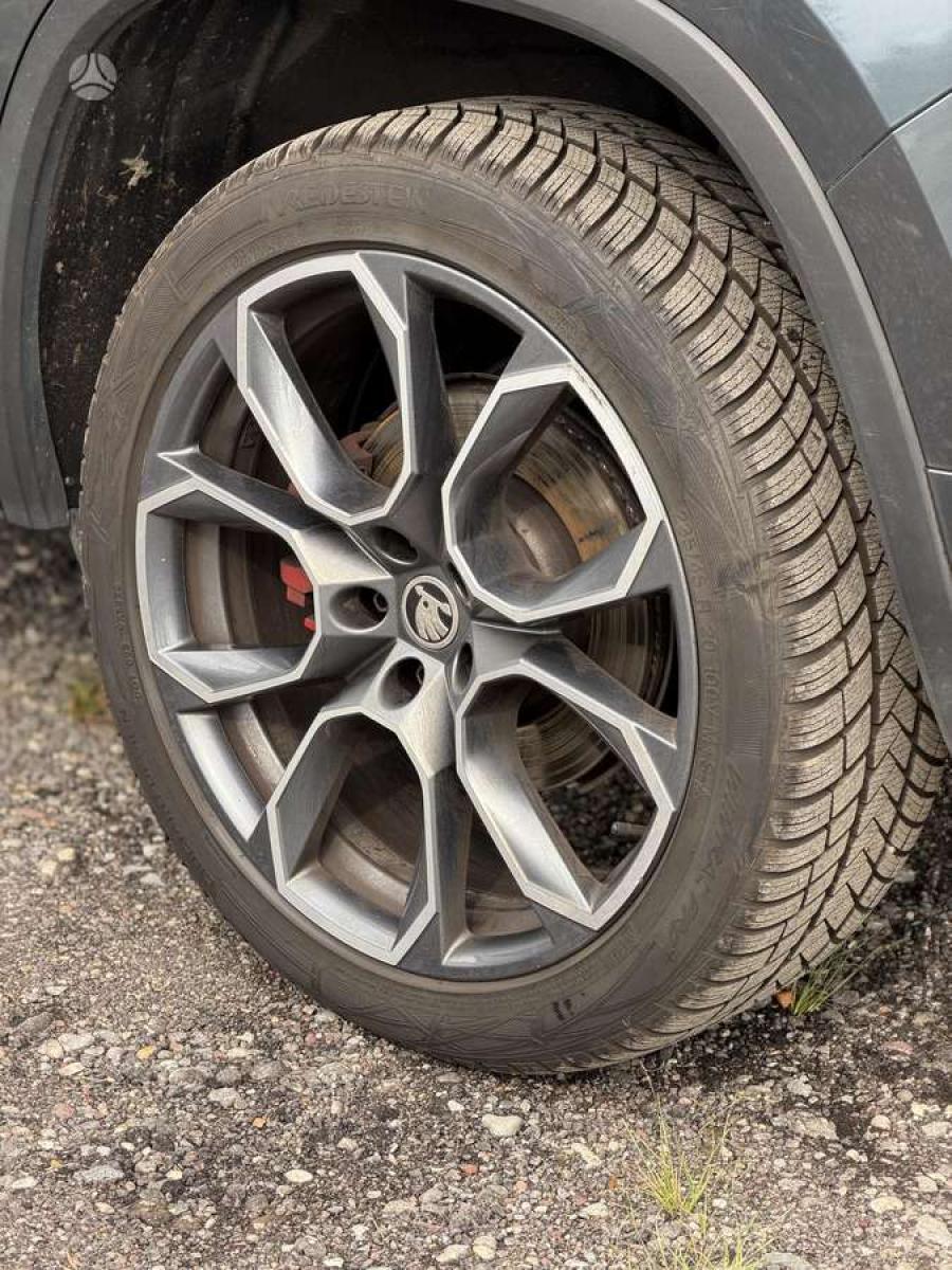 Grey Skoda Kodiaq 2020 in Kaunas, with an engine capacity of 1.97 L and mileage of 84 thousand km for 24200 €, photo 12 on AUTOMOTO.COM.LV