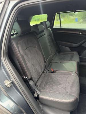 Grey Skoda Kodiaq 2020 in Kaunas, with an engine capacity of 1.97 L and mileage of 84 thousand km for 24200 €, photo 16 on AUTOMOTO.COM.LV
