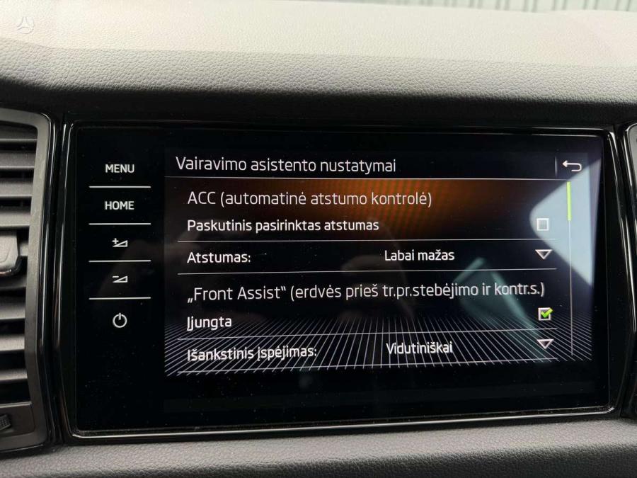 Grey Skoda Kodiaq 2020 in Kaunas, with an engine capacity of 1.97 L and mileage of 84 thousand km for 24200 €, photo 29 on AUTOMOTO.COM.LV