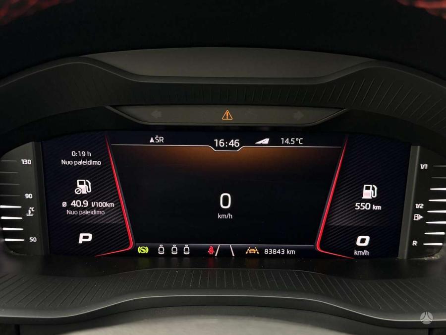 Grey Skoda Kodiaq 2020 in Kaunas, with an engine capacity of 1.97 L and mileage of 84 thousand km for 24200 €, photo 33 on AUTOMOTO.COM.LV