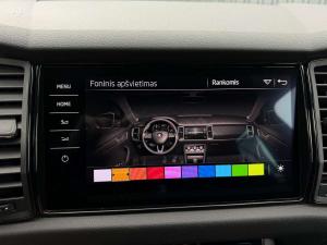 Grey Skoda Kodiaq 2020 in Kaunas, with an engine capacity of 1.97 L and mileage of 84 thousand km for 24200 €, photo 35 on AUTOMOTO.COM.LV