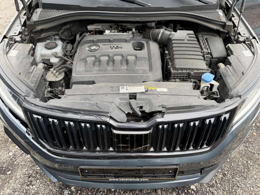 Grey Skoda Kodiaq 2020 in Kaunas, with an engine capacity of 1.97 L and mileage of 84 thousand km for 24200 €, photo 41 on AUTOMOTO.COM.LV