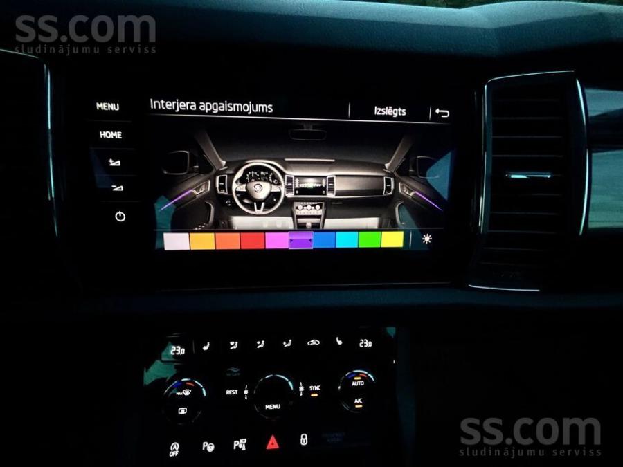 Pelēks Skoda Kodiaq 2020 Rīga, ar dzinēja tilpumu 1.50 L un nobraukumu 200 tūkst. km par 20500 €, foto 17 vietnē AUTOMOTO.COM.LV