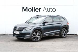 Pelēks Skoda Kodiaq 2020 Rīga, ar dzinēja tilpumu 2.00 L un nobraukumu 160 tūkst. km par 21500 €, foto  vietnē AUTOMOTO.COM.LV