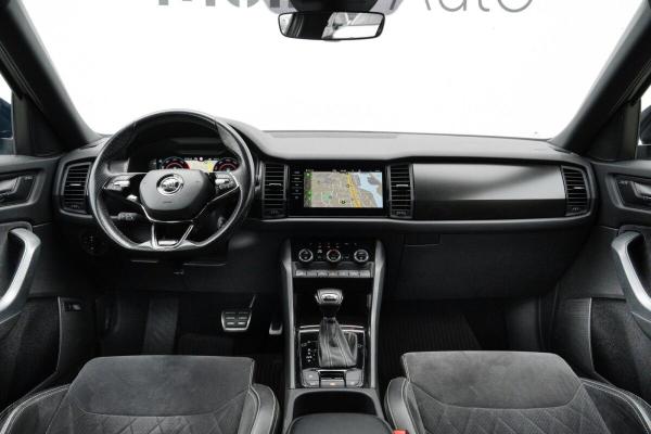 Grey Skoda Kodiaq 2020 in Riga, with an engine capacity of 2.00 L and mileage of 160 thousand km for 21500 €, photo 7 on AUTOMOTO.COM.LV