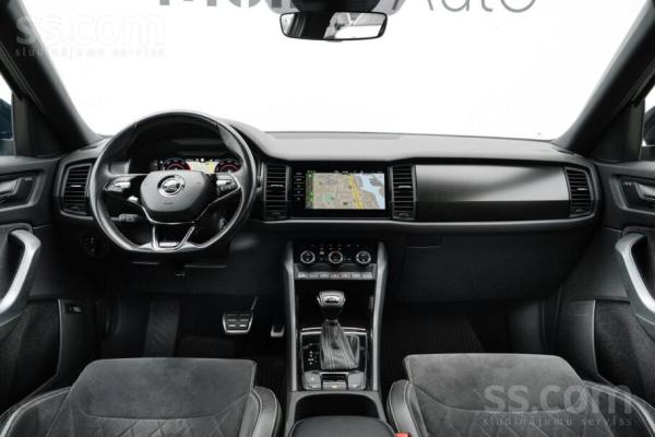 Grey Skoda Kodiaq 2020 in Riga, with an engine capacity of 2.00 L and mileage of 160 thousand km for 21500 €, photo 7 on AUTOMOTO.COM.LV