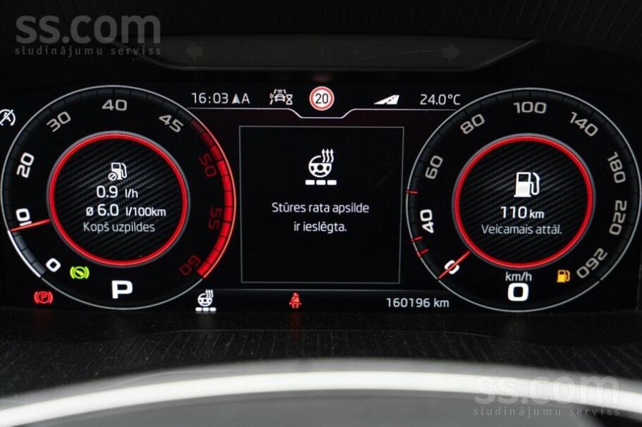 Pelēks Skoda Kodiaq 2020 Rīga, ar dzinēja tilpumu 2.00 L un nobraukumu 160 tūkst. km par 21500 €, foto 12 vietnē AUTOMOTO.COM.LV