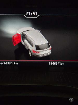 Серый Шкода Kodiaq 2020 в Вильнюс, объемом двигателя 1.97 л и пробегом 187 тыс. км за 25300 €, фото 28 на AUTOMOTO.COM.LV