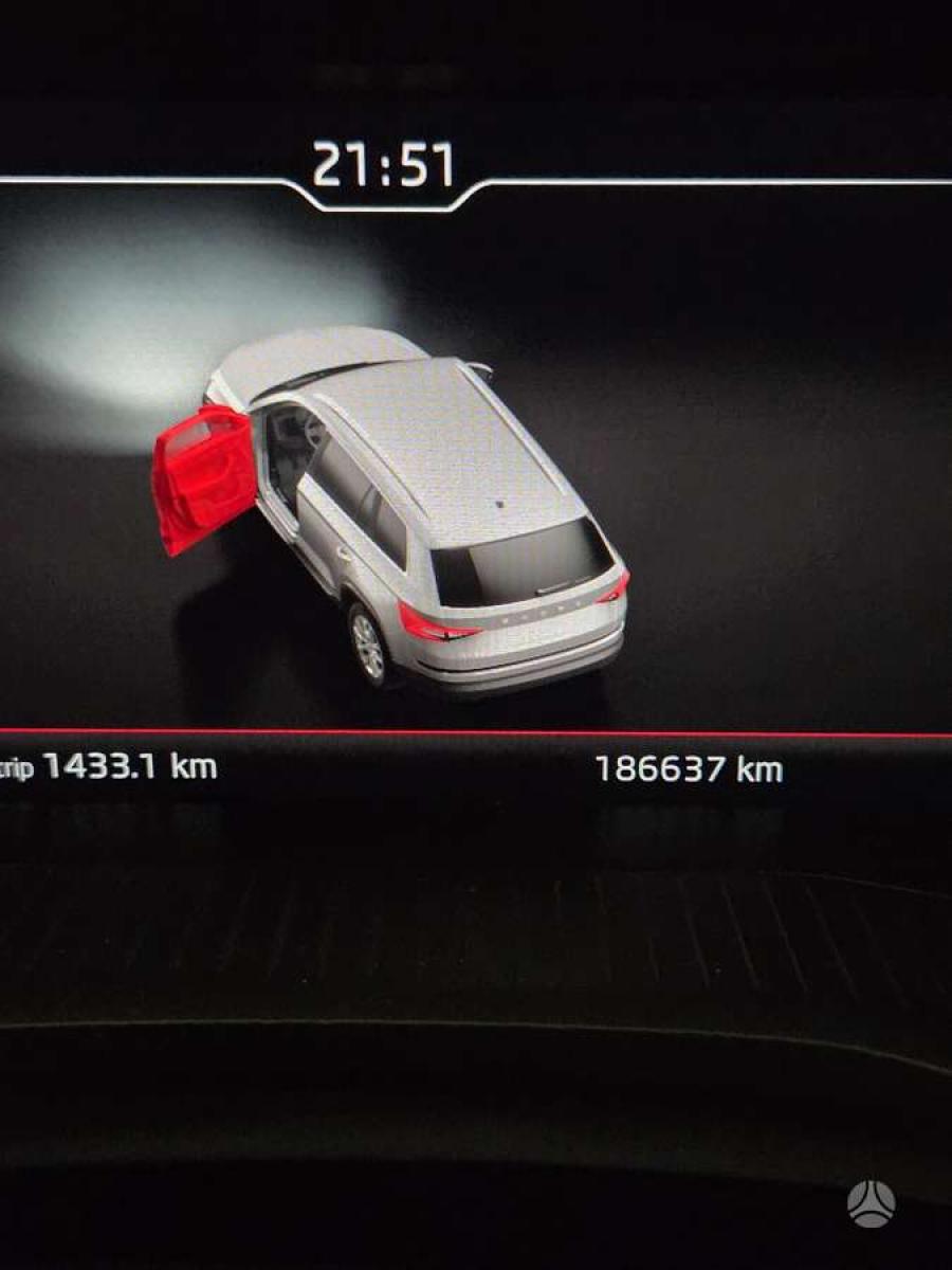 Серый Шкода Kodiaq 2020 в Вильнюс, объемом двигателя 1.97 л и пробегом 187 тыс. км за 25300 €, фото 28 на AUTOMOTO.COM.LV
