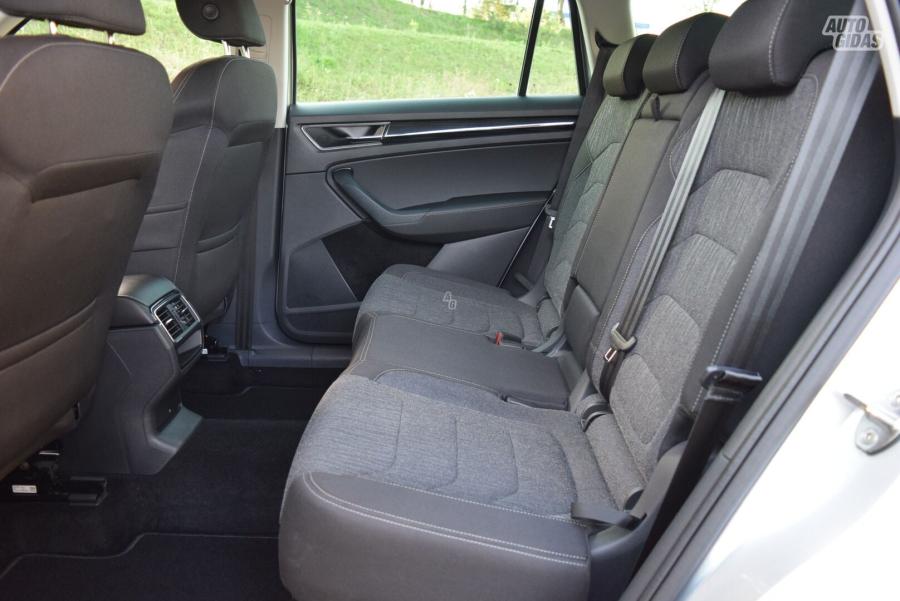 Grey Skoda Kodiaq 2020 in Vilnius, with an engine capacity of 2.00 L and mileage of 293 thousand km for 17700 €, photo 11 on AUTOMOTO.COM.LV