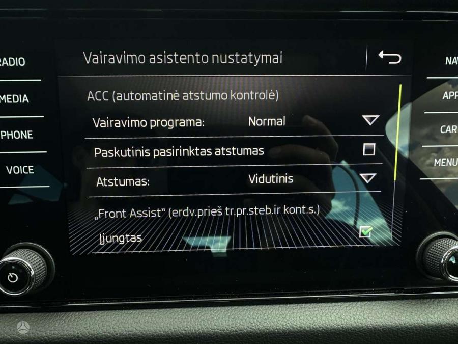 Grey Skoda Kodiaq 2020 in Vilnius, with an engine capacity of 2.00 L and mileage of 171 thousand km for 19850 €, photo 22 on AUTOMOTO.COM.LV
