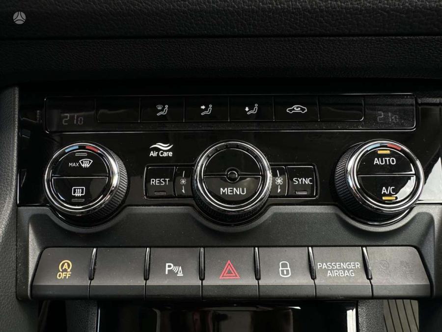 Grey Skoda Kodiaq 2020 in Vilnius, with an engine capacity of 2.00 L and mileage of 171 thousand km for 19850 €, photo 24 on AUTOMOTO.COM.LV