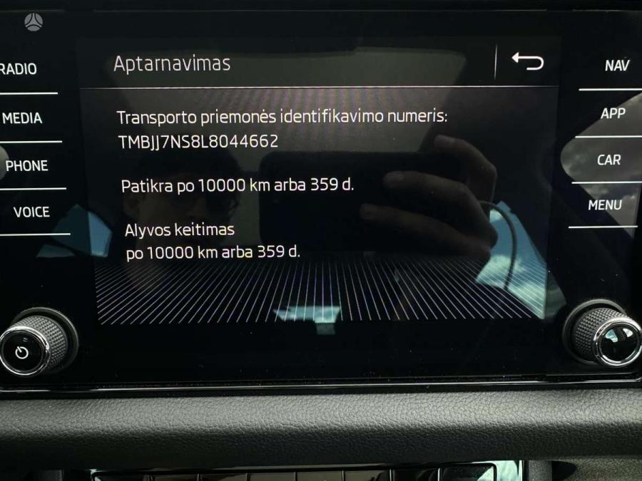 Grey Skoda Kodiaq 2020 in Vilnius, with an engine capacity of 2.00 L and mileage of 171 thousand km for 19850 €, photo 31 on AUTOMOTO.COM.LV