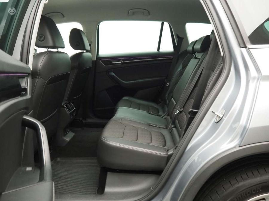 Grey Skoda Kodiaq 2020 in Vilnius, with an engine capacity of 1.98 L and mileage of 140 thousand km for 23000 €, photo 15 on AUTOMOTO.COM.LV