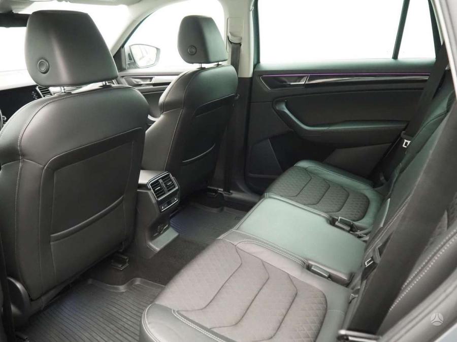 Grey Skoda Kodiaq 2020 in Vilnius, with an engine capacity of 1.98 L and mileage of 140 thousand km for 23000 €, photo 17 on AUTOMOTO.COM.LV