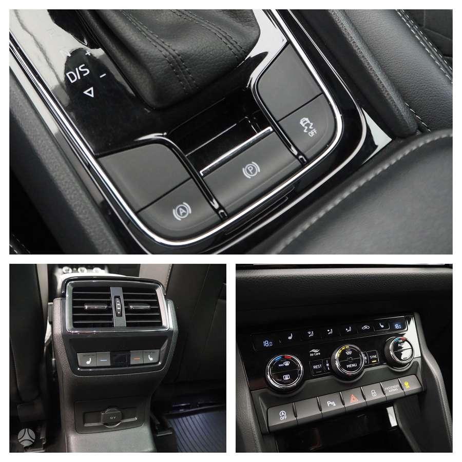 Grey Skoda Kodiaq 2020 in Vilnius, with an engine capacity of 1.98 L and mileage of 140 thousand km for 23000 €, photo 18 on AUTOMOTO.COM.LV