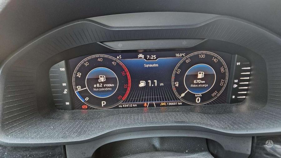 Серый Шкода Kodiaq 2020 в Клайпеда, объемом двигателя 1.97 л и пробегом 136 тыс. км за 21000 €, фото 4 на AUTOMOTO.COM.LV