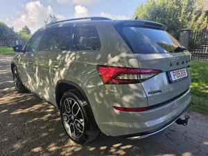 Grey Skoda Kodiaq 2020 in Raseiniai, with an engine capacity of 1.97 L and mileage of 226 thousand km for 15450 €, photo 4 on AUTOMOTO.COM.LV