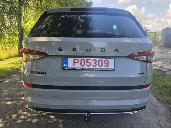Grey Skoda Kodiaq 2020 in Raseiniai, with an engine capacity of 1.97 L and mileage of 226 thousand km for 15450 €, photo 7 on AUTOMOTO.COM.LV