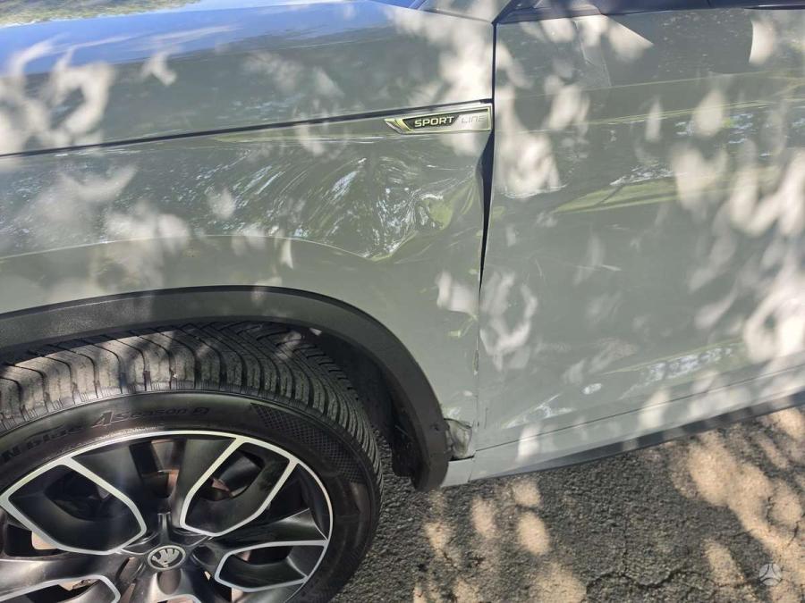 Grey Skoda Kodiaq 2020 in Raseiniai, with an engine capacity of 1.97 L and mileage of 226 thousand km for 15450 €, photo 10 on AUTOMOTO.COM.LV