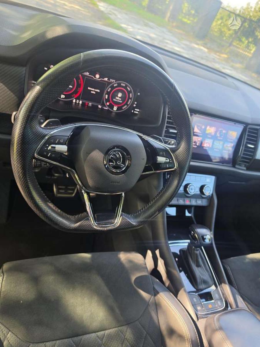 Grey Skoda Kodiaq 2020 in Raseiniai, with an engine capacity of 1.97 L and mileage of 226 thousand km for 15450 €, photo 31 on AUTOMOTO.COM.LV