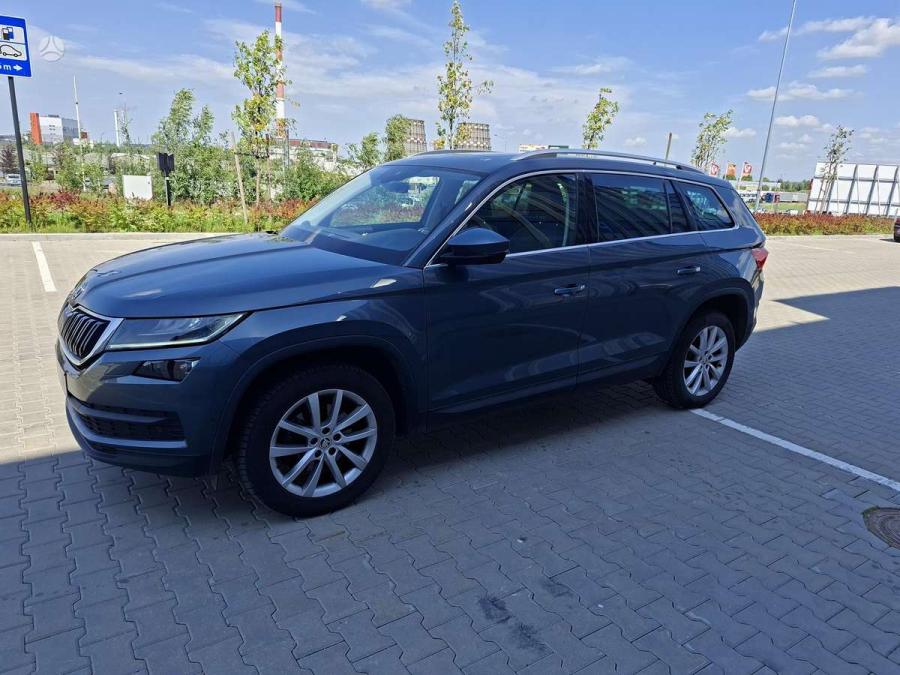 Grey Skoda Kodiaq 2020 in Vilnius, with an engine capacity of 2.00 L and mileage of 214 thousand km for 17900 €, photo 6 on AUTOMOTO.COM.LV