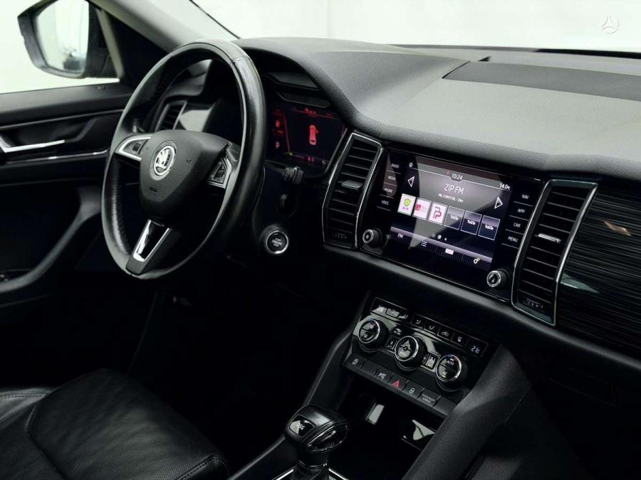 Grey Skoda Kodiaq 2020 in Vilnius, with an engine capacity of 1.97 L and mileage of 234 thousand km for 20950 €, photo 18 on AUTOMOTO.COM.LV