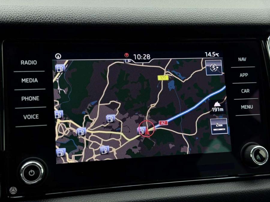 Grey Skoda Kodiaq 2020 in Vilnius, with an engine capacity of 1.97 L and mileage of 234 thousand km for 20950 €, photo 32 on AUTOMOTO.COM.LV