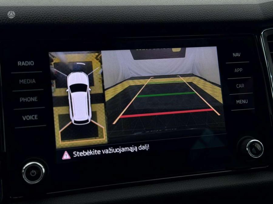 Grey Skoda Kodiaq 2020 in Vilnius, with an engine capacity of 1.97 L and mileage of 234 thousand km for 20950 €, photo 33 on AUTOMOTO.COM.LV