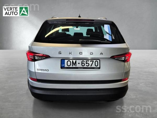 Grey Skoda Kodiaq 2020 in Riga, with an engine capacity of 1.50 L and mileage of 74 thousand km for 24490 €, photo 6 on AUTOMOTO.COM.LV