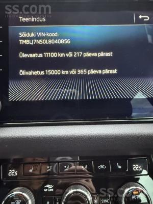 Grey Skoda Kodiaq 2020 in Tallinn, with an engine capacity of 2.00 L and mileage of 173 thousand km for 22000 €, photo 8 on AUTOMOTO.COM.LV