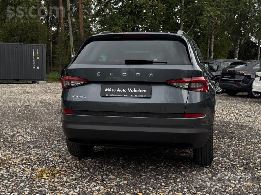 Grey Skoda Kodiaq 2020 in Valmiera, with an engine capacity of 2.00 L and mileage of 219 thousand km for 17400 €, photo 6 on AUTOMOTO.COM.LV