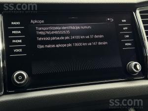 Grey Skoda Kodiaq 2020 in Valmiera, with an engine capacity of 2.00 L and mileage of 219 thousand km for 17400 €, photo 19 on AUTOMOTO.COM.LV
