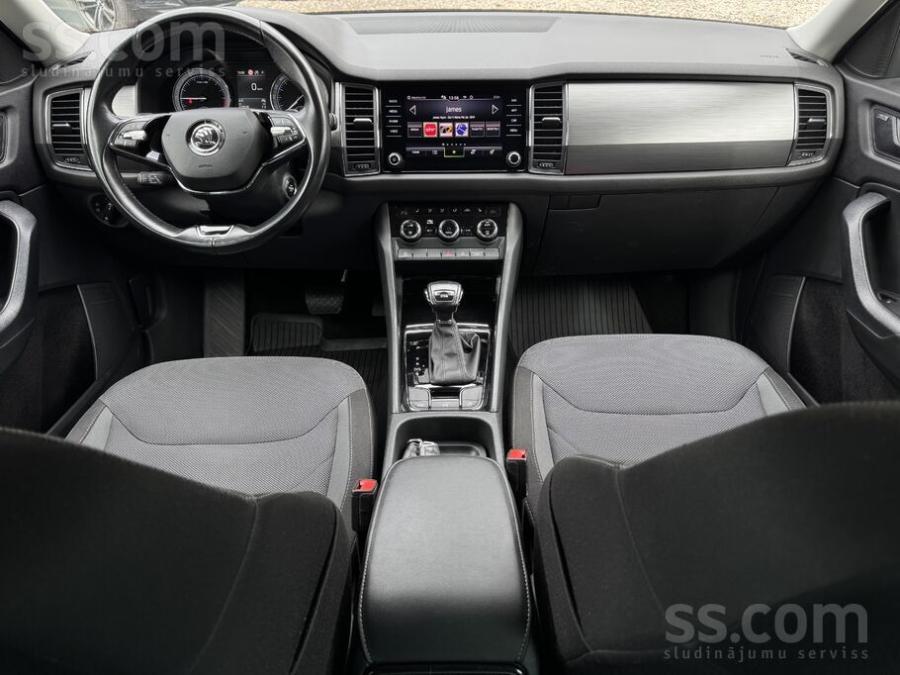 Grey Skoda Kodiaq 2020 in Valmiera, with an engine capacity of 2.00 L and mileage of 219 thousand km for 17400 €, photo 21 on AUTOMOTO.COM.LV