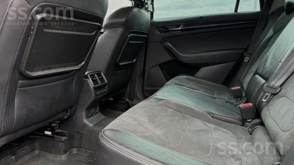 Grey Skoda Kodiaq 2020 in Riga, with an engine capacity of 2.00 L and mileage of 174 thousand km for 19600 €, photo 11 on AUTOMOTO.COM.LV