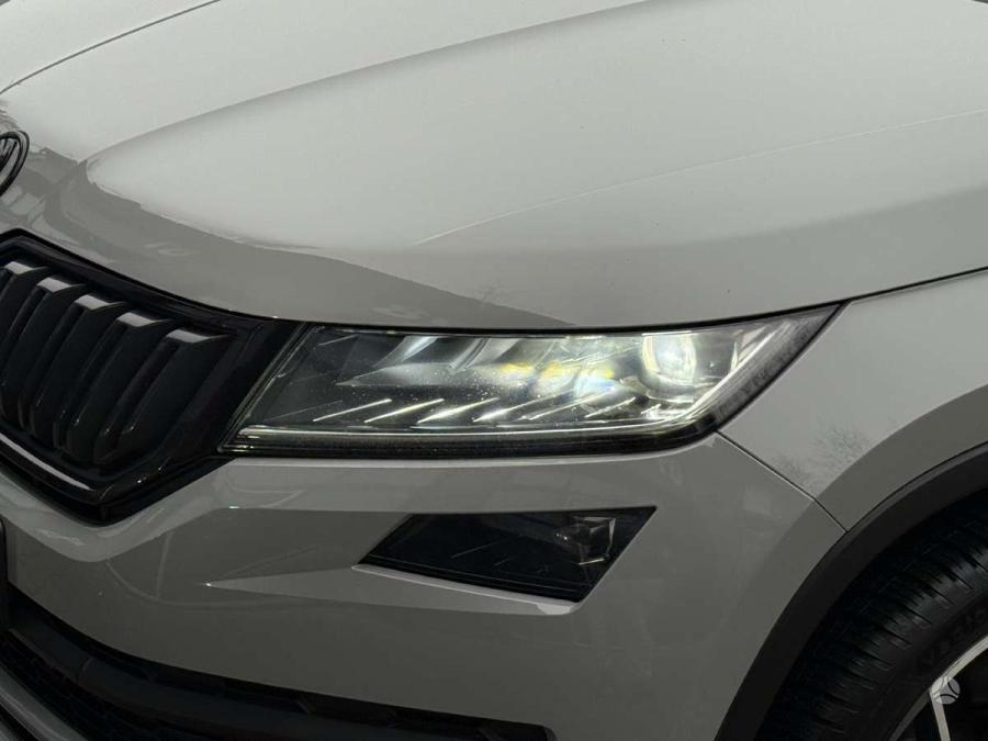 Grey Skoda Kodiaq 2021 in Siauliai, with an engine capacity of 1.50 L and mileage of 190 thousand km for 22990 €, photo 9 on AUTOMOTO.COM.LV