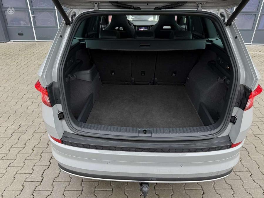 Grey Skoda Kodiaq 2021 in Siauliai, with an engine capacity of 1.50 L and mileage of 190 thousand km for 22990 €, photo 20 on AUTOMOTO.COM.LV