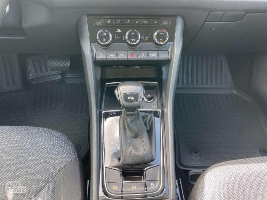Grey Skoda Kodiaq 2021 in Kaunas, with an engine capacity of 1.50 L and mileage of 66 thousand km for 30630 €, photo 9 on AUTOMOTO.COM.LV