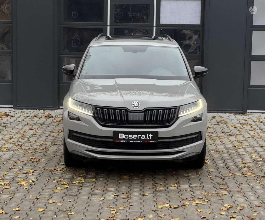 Grey Skoda Kodiaq 2021 in Siauliai, with an engine capacity of 1.50 L and mileage of 219 thousand km for 21990 €, photo 2 on AUTOMOTO.COM.LV