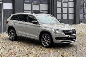 Grey Skoda Kodiaq 2021 in Siauliai, with an engine capacity of 1.50 L and mileage of 219 thousand km for 21990 €, photo 3 on AUTOMOTO.COM.LV